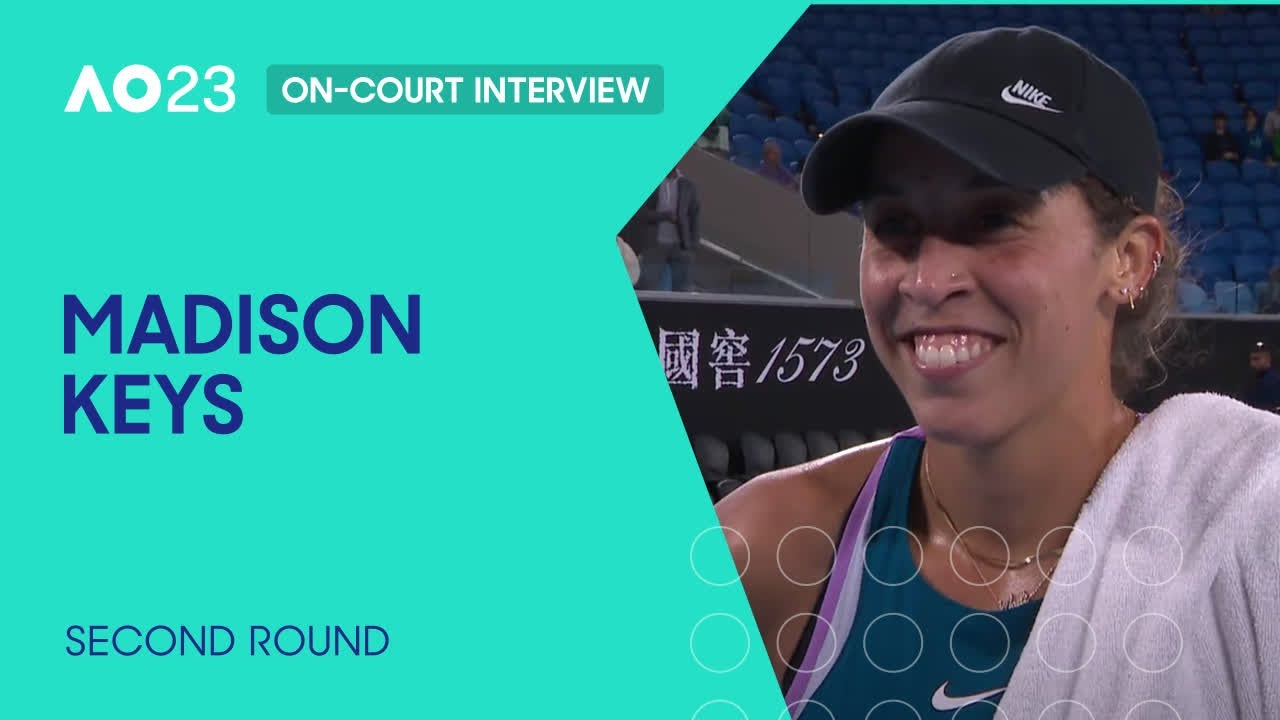 Madison Keys On-Court Interview | Australian Open 2023 Second Round ...