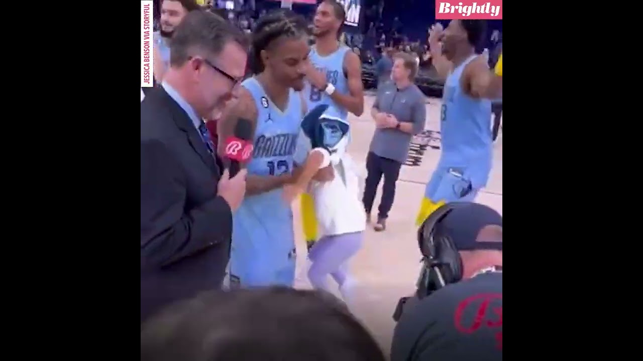 Memphis Grizzlies celebrate win by dancing with Ja Morant’s daughter ...