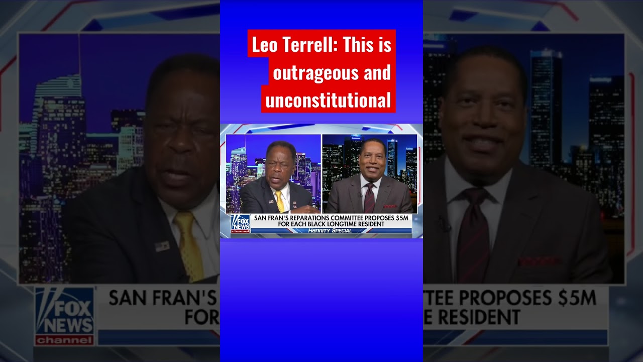 Leo Terrell goes off on San Francisco’s proposed reparations #shorts ...