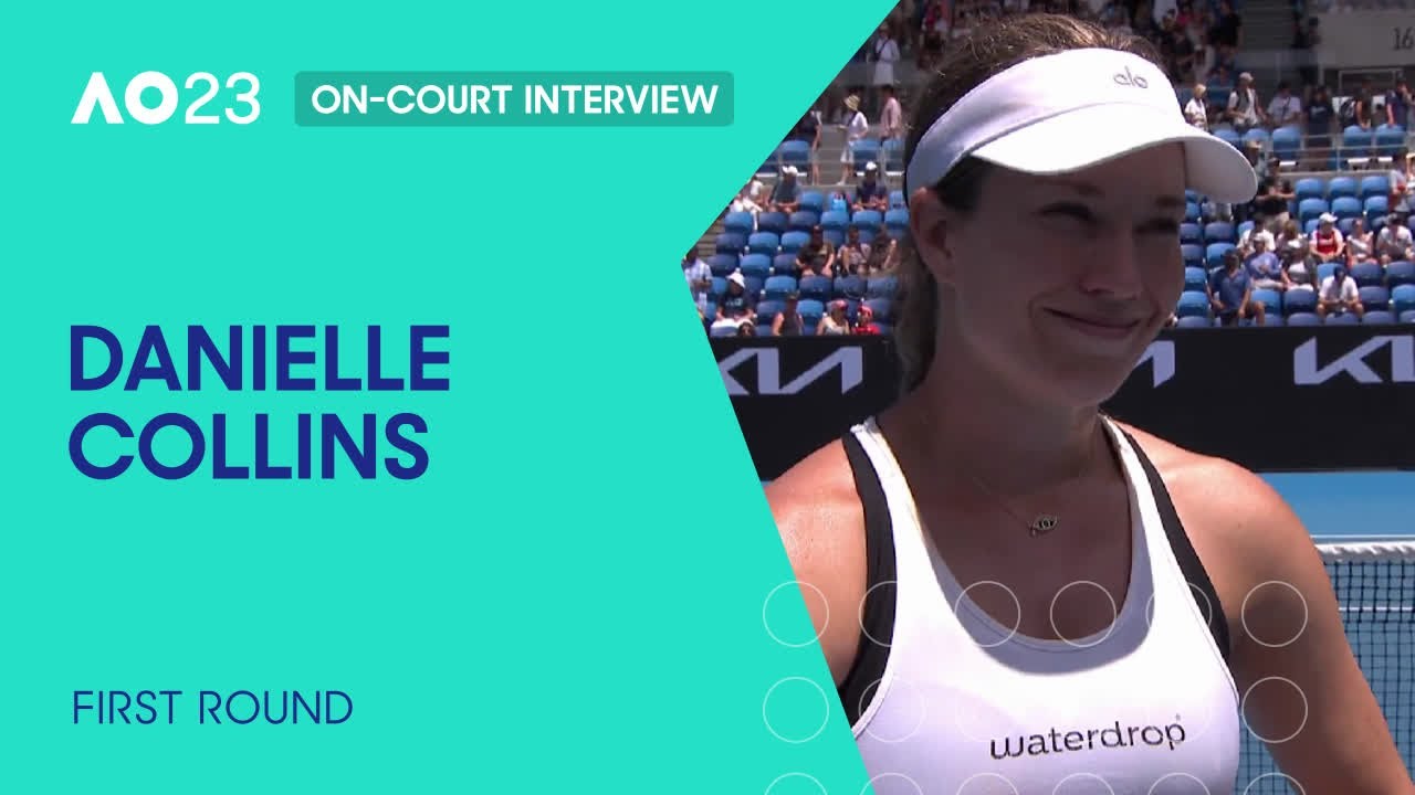 Danielle Collins On-Court Interview | Australian Open 2023 First Round ...