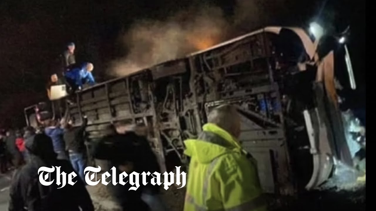 Somerset bus accident: Multiple injuries reported after double-decker ...