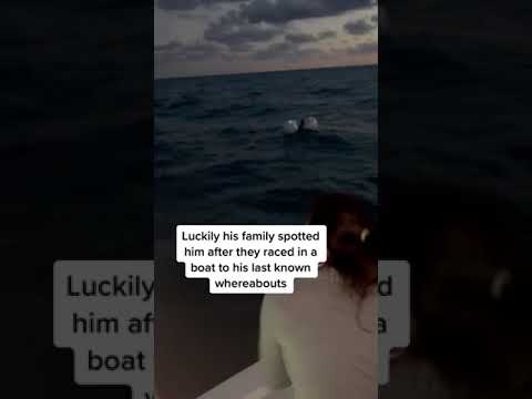 Watch the moment a missing diver is miraculously rescued by his own ...