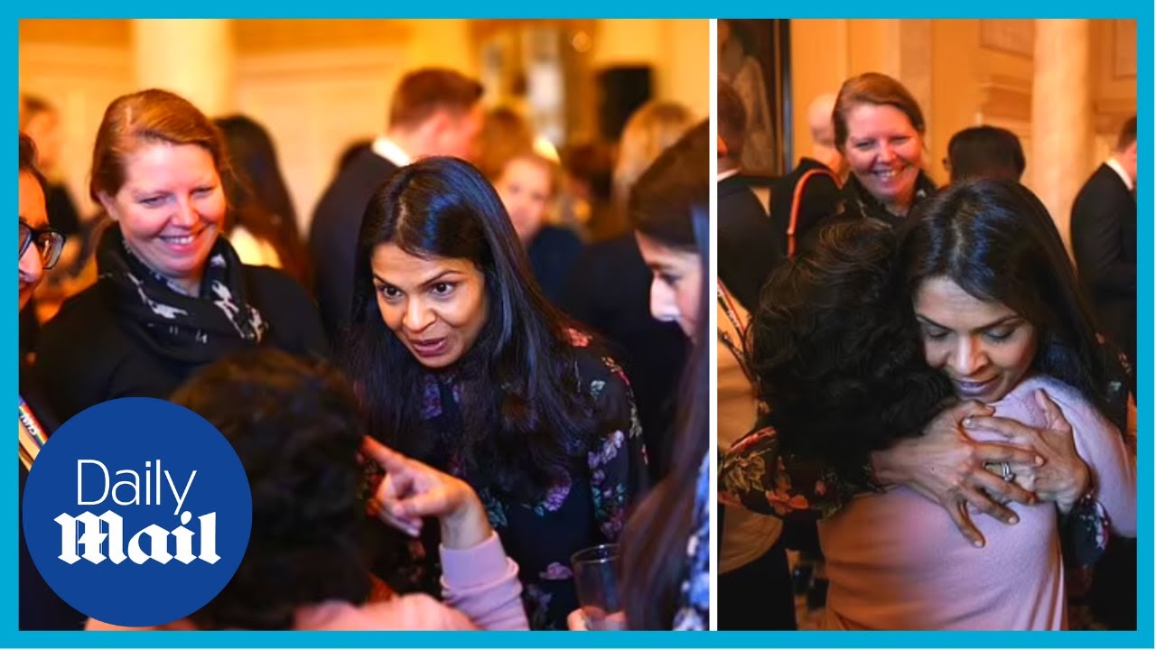 Akshata Murty: Rishi Sunak's wife smiles as she hosts breast cancer ...