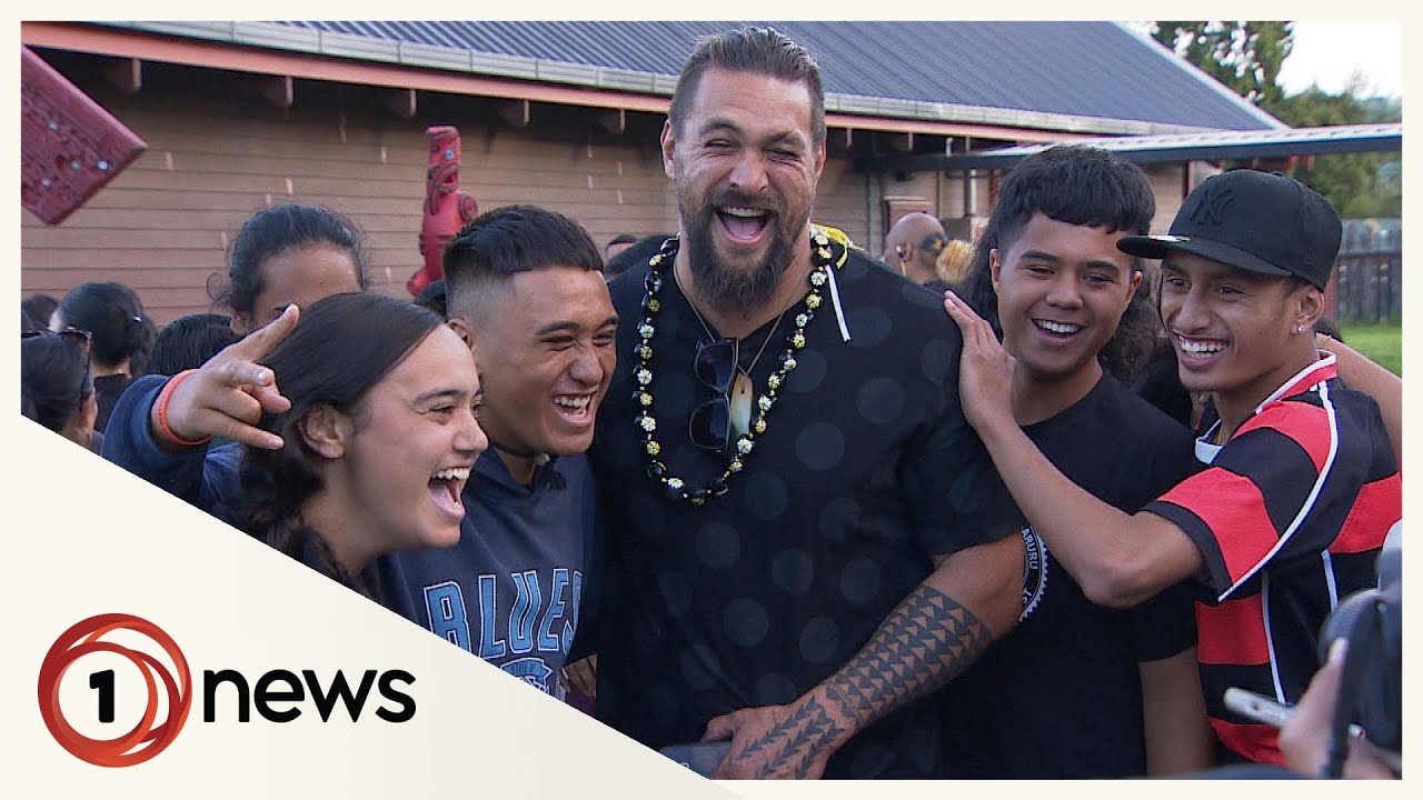 Jason Momoa welcomed to Auckland marae during visit to NZ - The Global ...