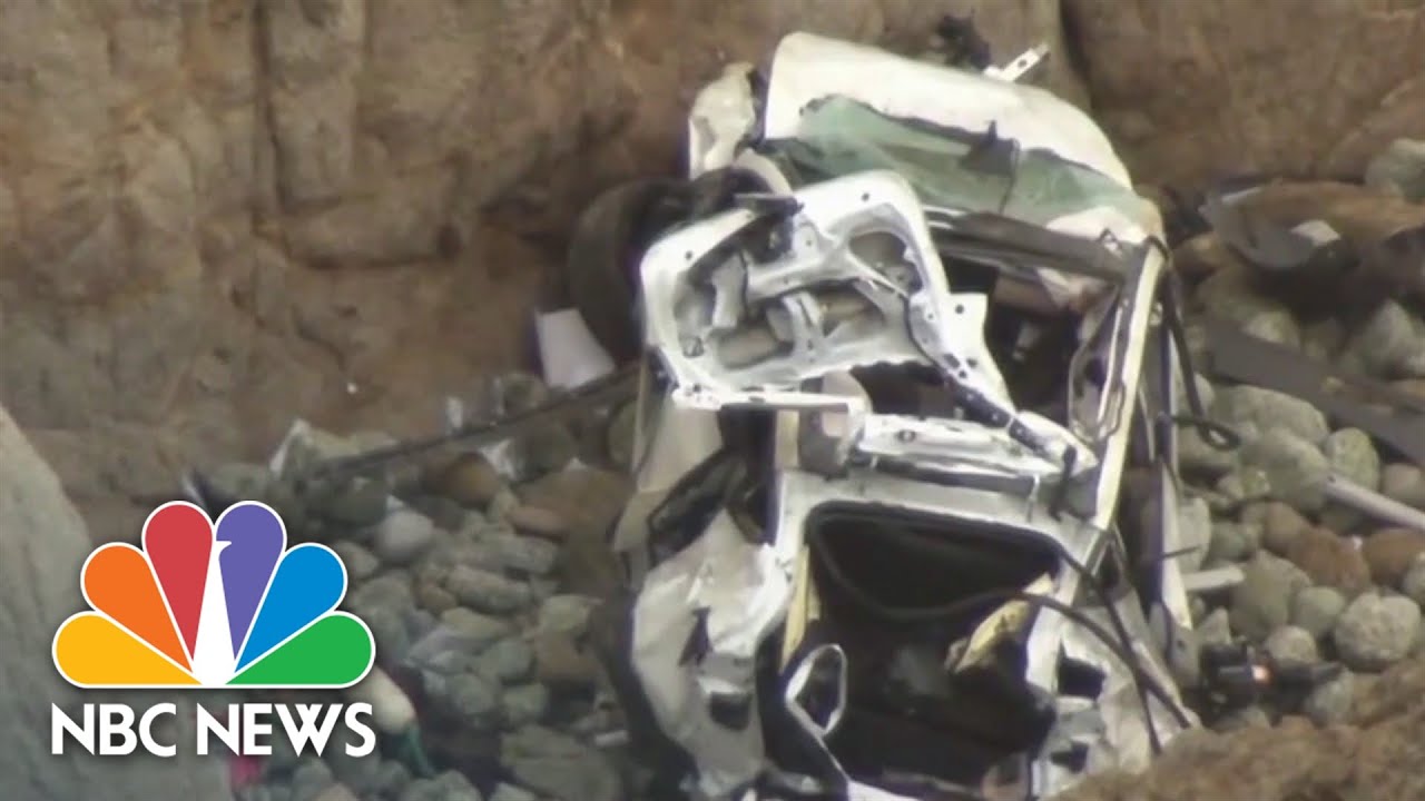 Tesla plunges off 250-ft. cliff in California, driver arrested as ...