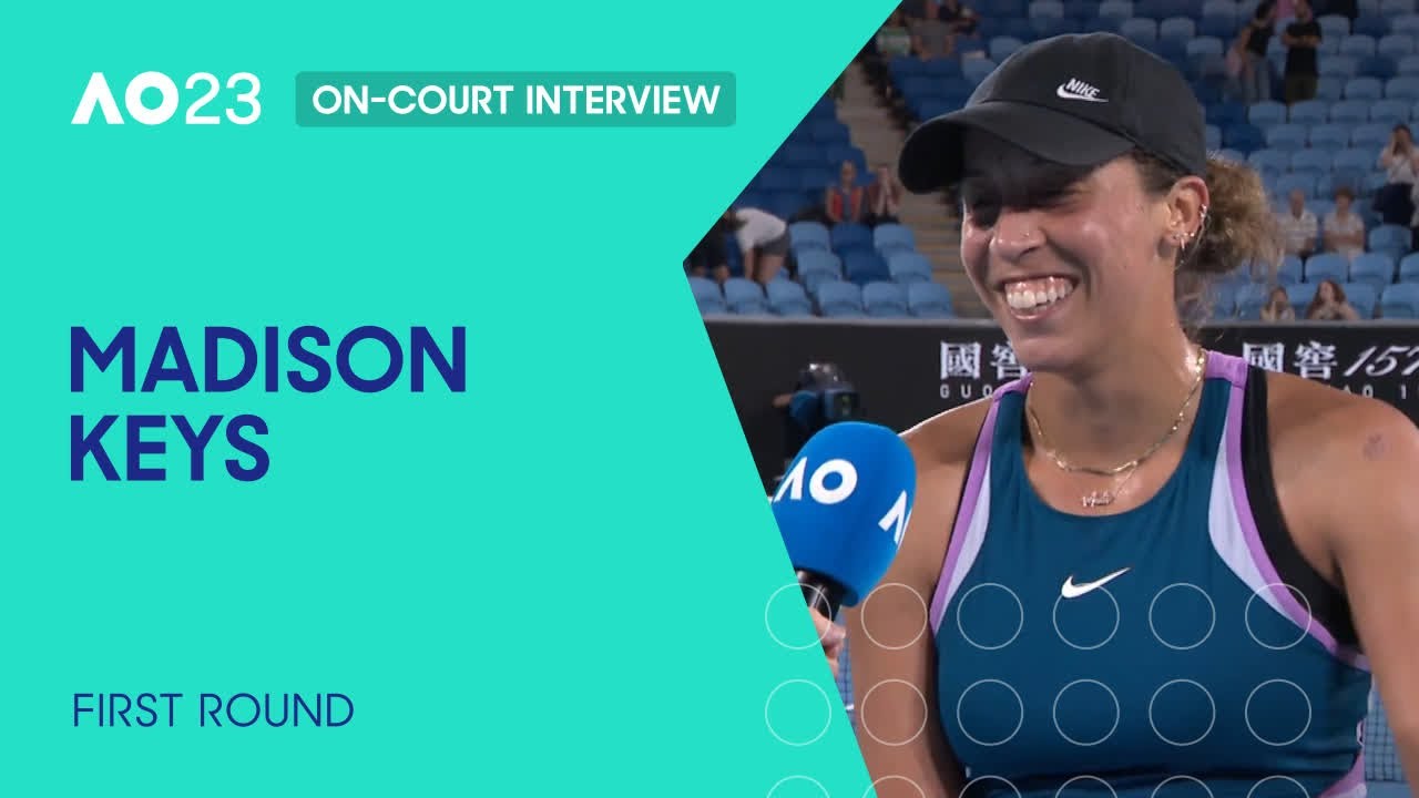 Madison Keys On-Court Interview | Australian Open 2023 First Round ...