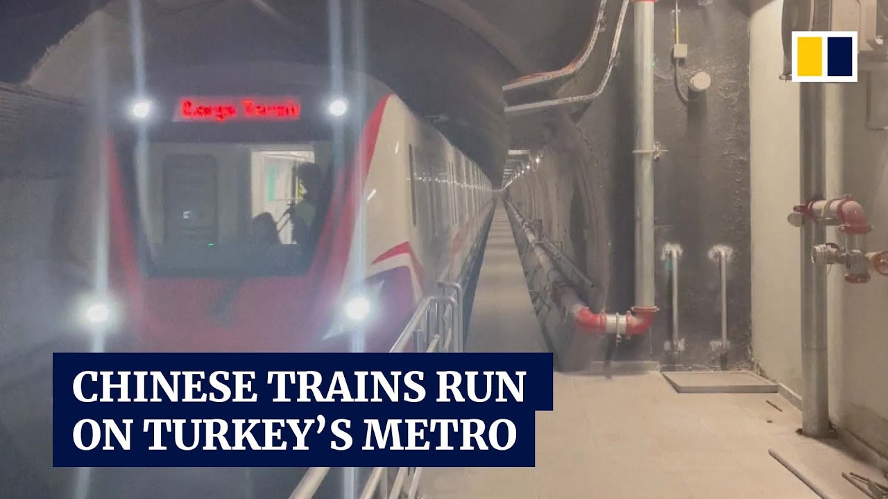 China-made trains start operating on Turkey’s first high-speed metro ...