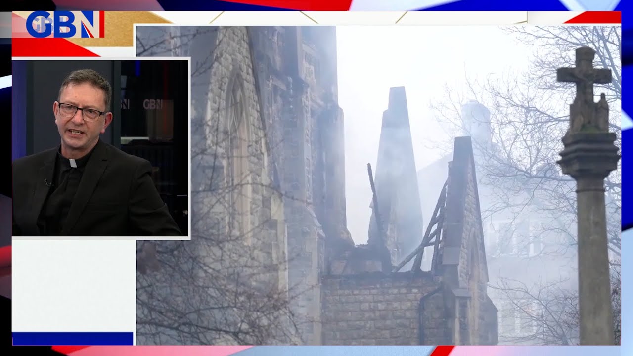 'God's got better things to do!' Reverend on Church fire being an 'act ...