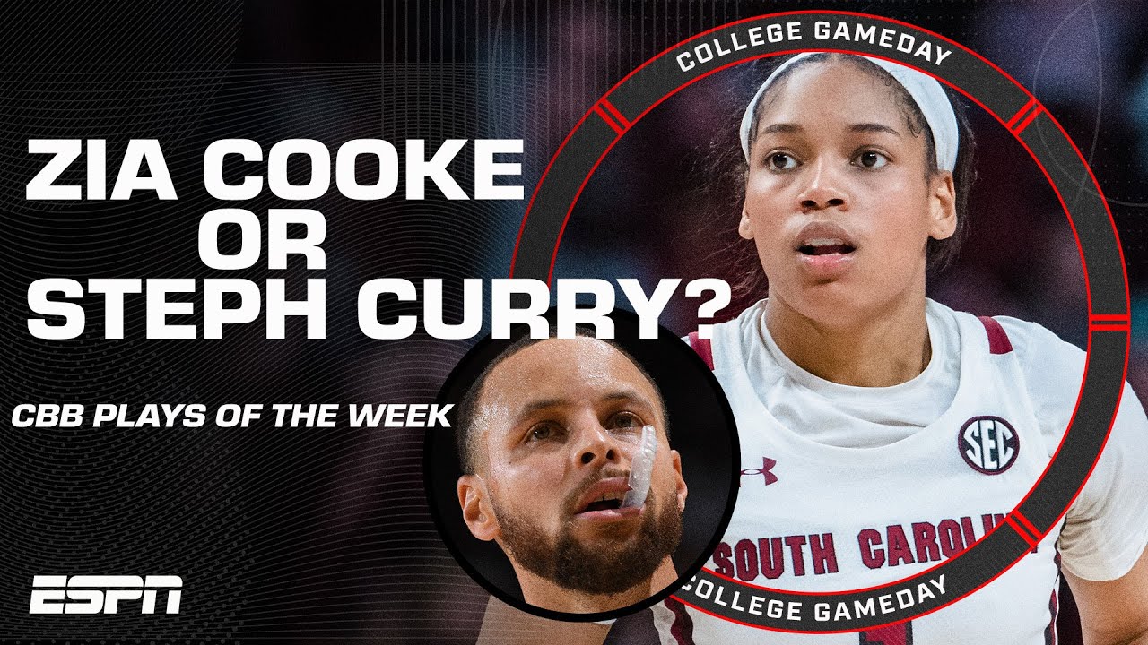 Who did it better: Zia Cooke or Steph Curry?! | College GameDay - The ...