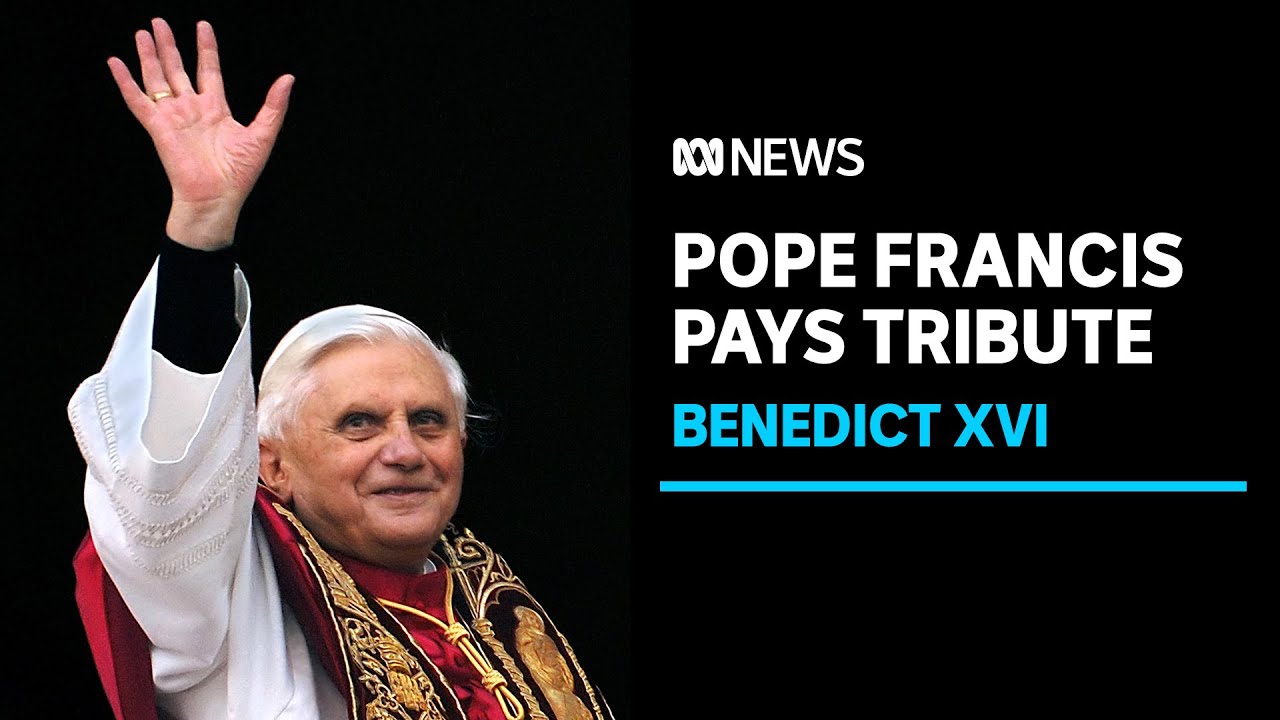 Pope Francis pays tribute to his predecessor Benedict XVI | ABC News ...
