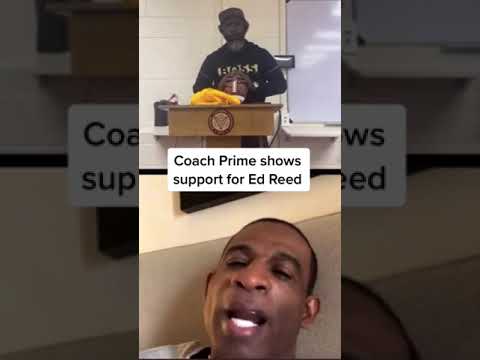 Deion Sanders supporting Ed Reed #shorts - The Global Herald