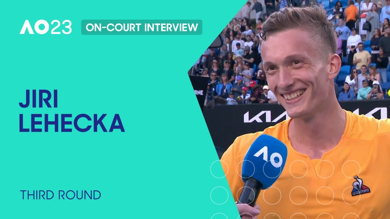 Jiri Lehecka On-Court Interview | Australian Open 2023 Third Round ...