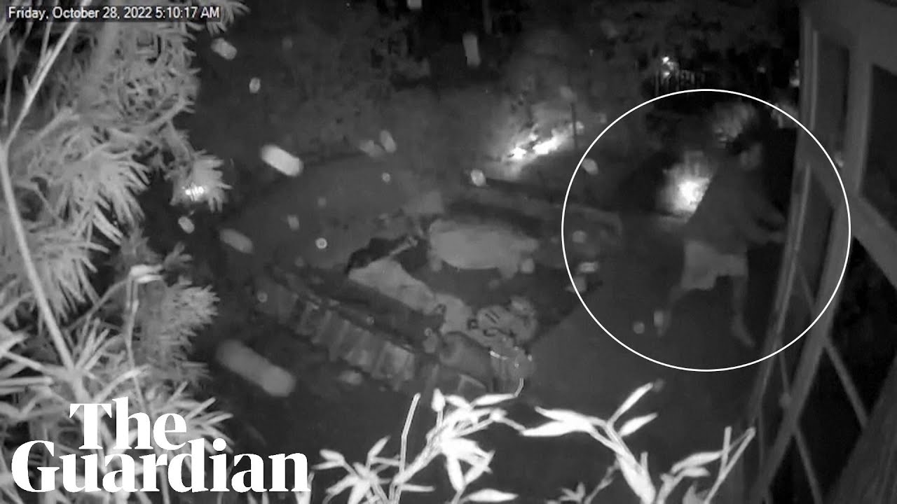 CCTV footage shows David DePape breaking into Paul Pelosi's home - The ... CCTV footage shows David DePape breaking into Paul Pelosi's home - The ...