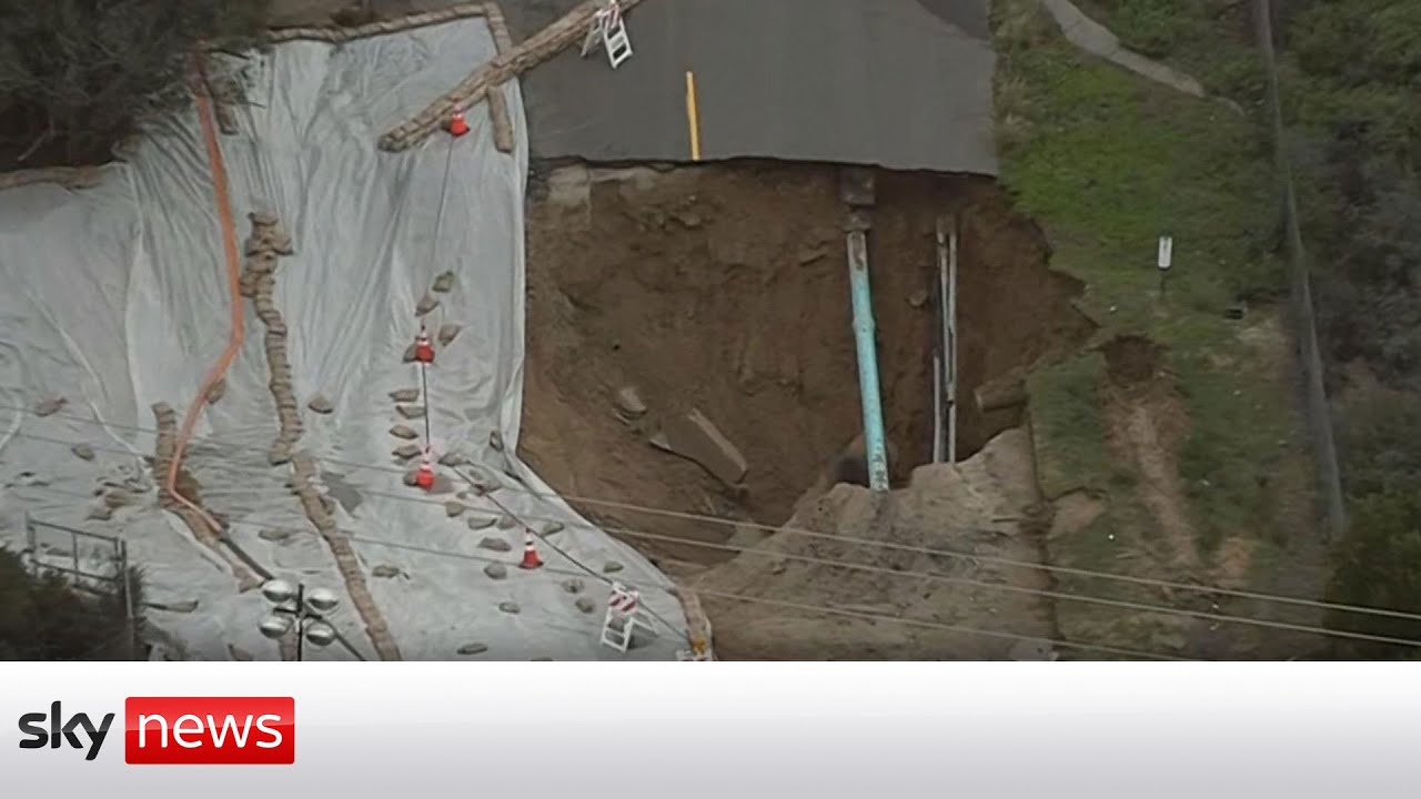 California sinkhole more than doubles in depth in a week - The Global ...