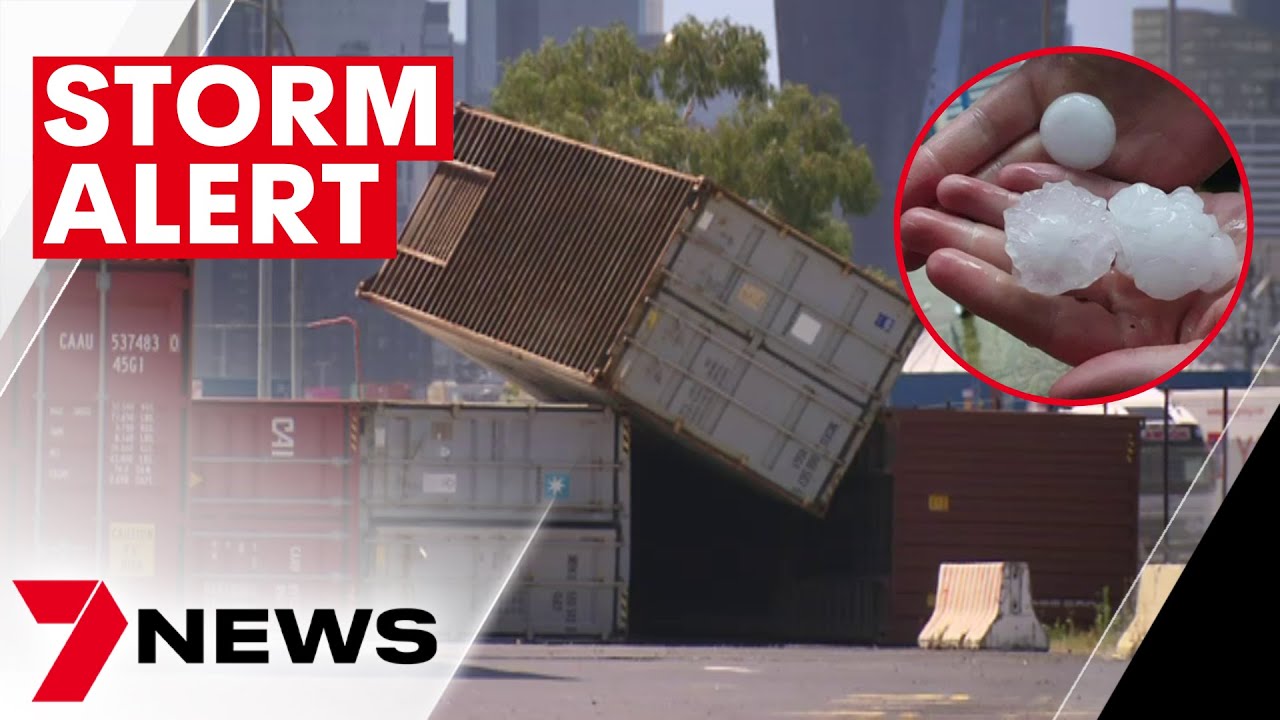 Storm cells lash Victoria with huge winds, hail and lightening fires ...