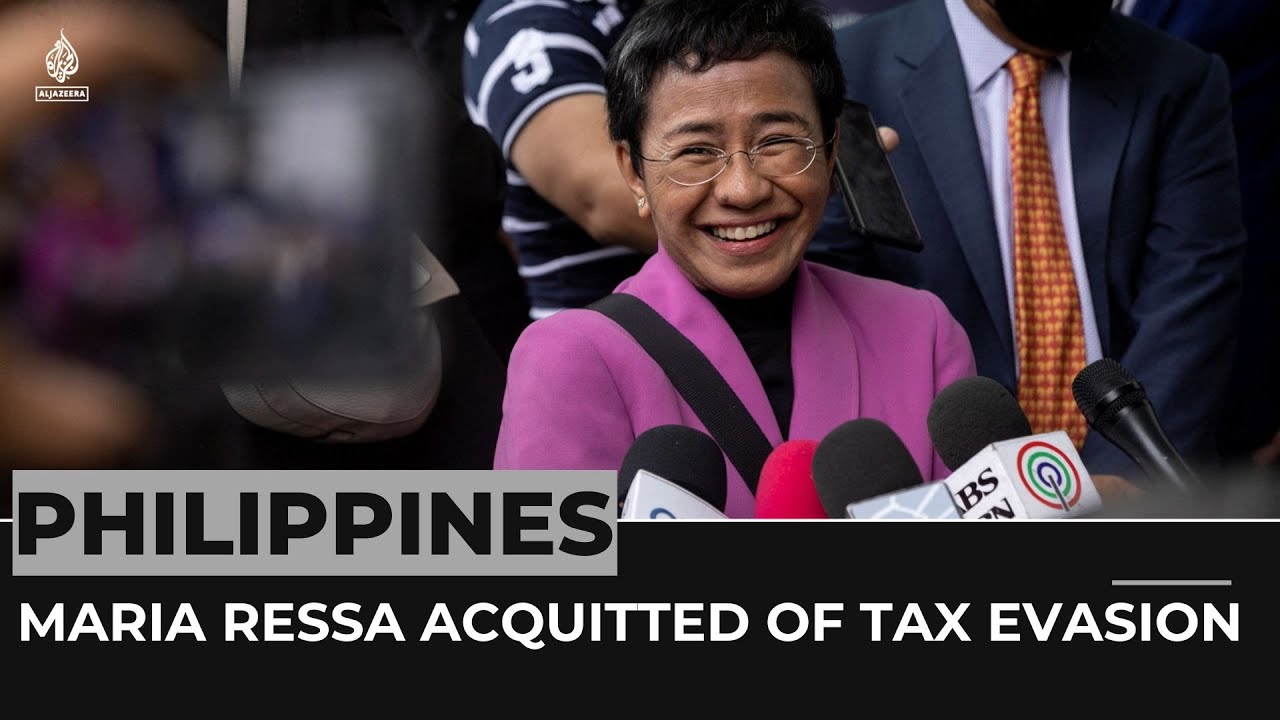 Philippines’s Maria Ressa acquitted of tax evasion - The Global Herald