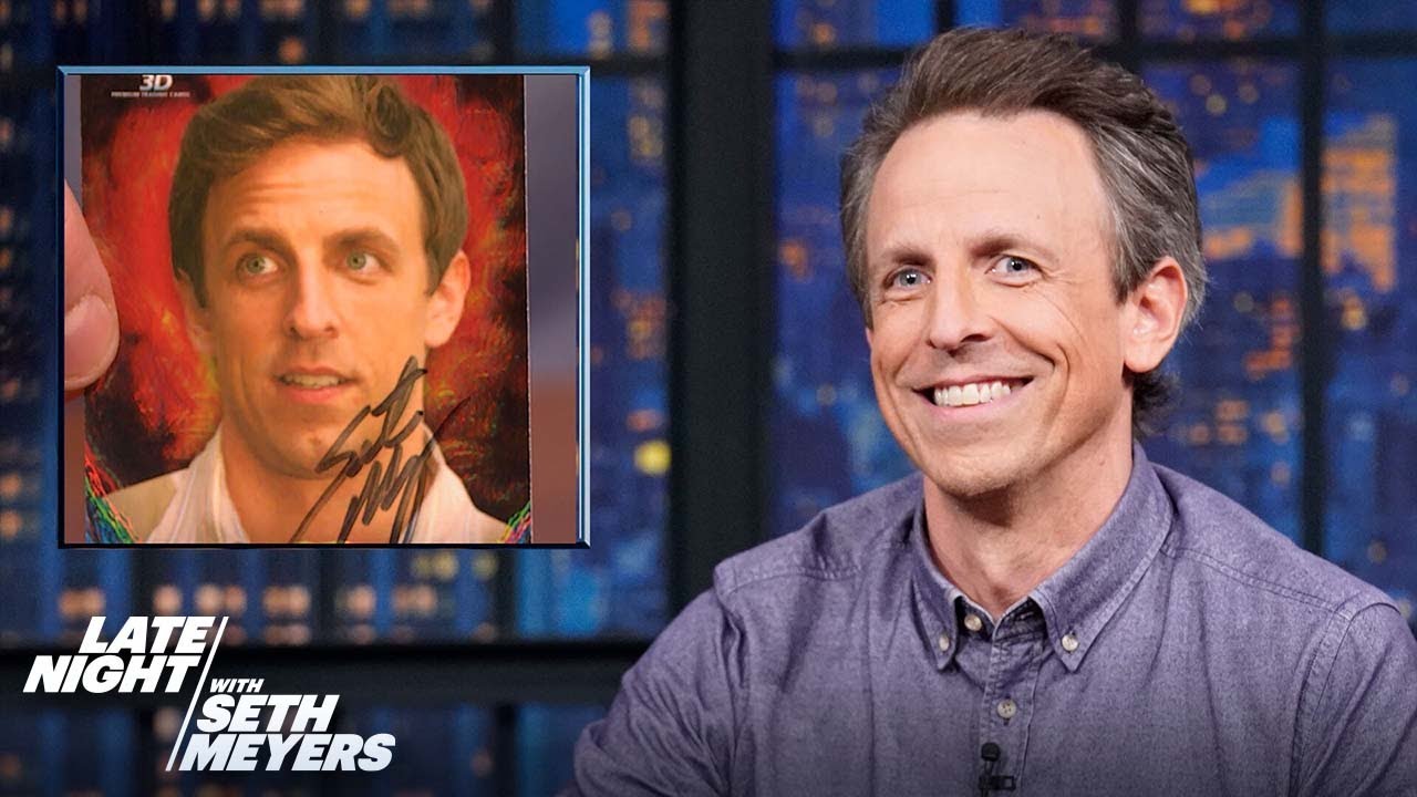 Seth Shows Off His Autographed Journey to the Center of the Earth ...