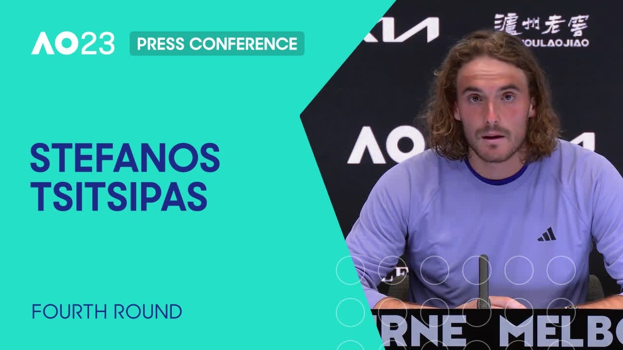 Stefanos Tsitsipas Press Conference | Australian Open 2023 Fourth Round ...