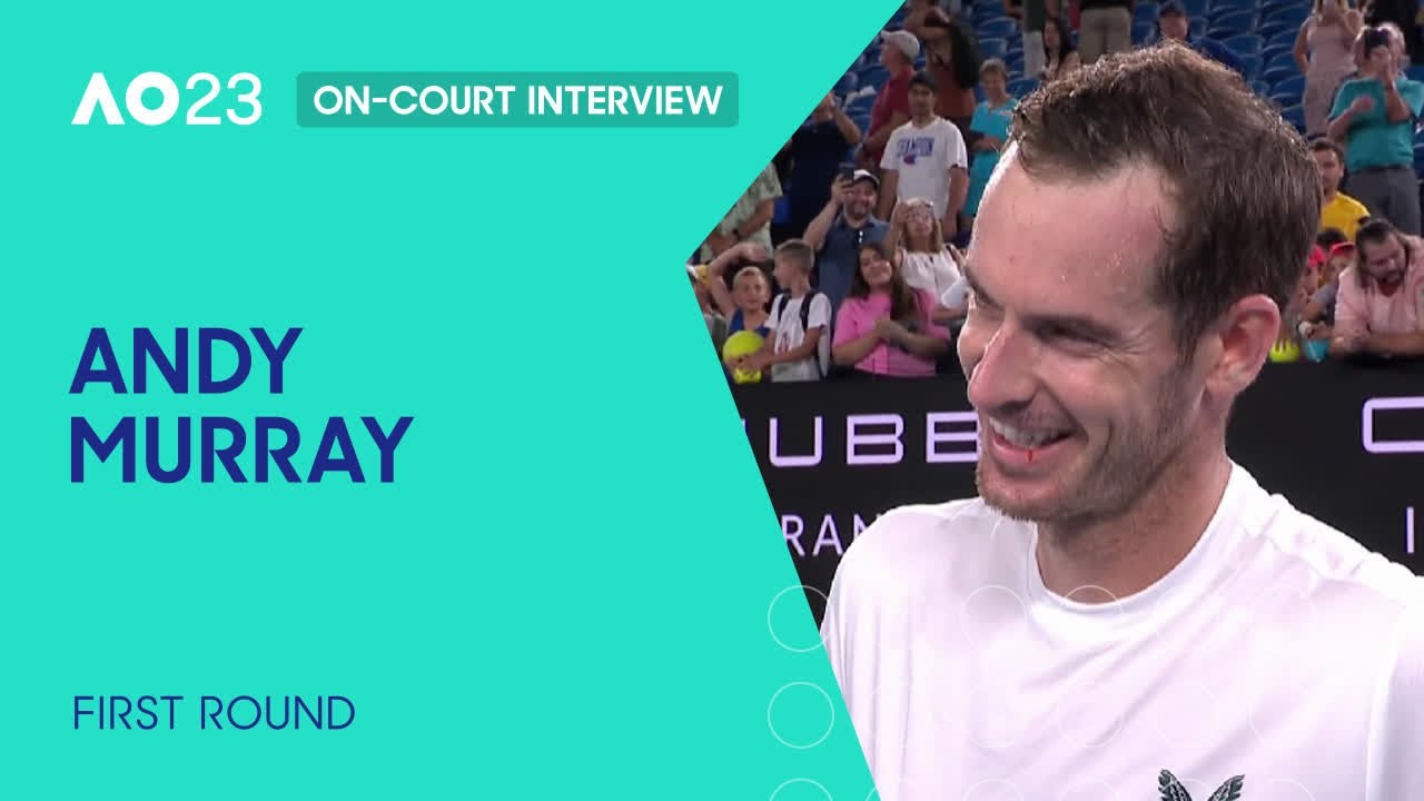 Andy Murray On-Court Interview | Australian Open 2023 First Round - The ...