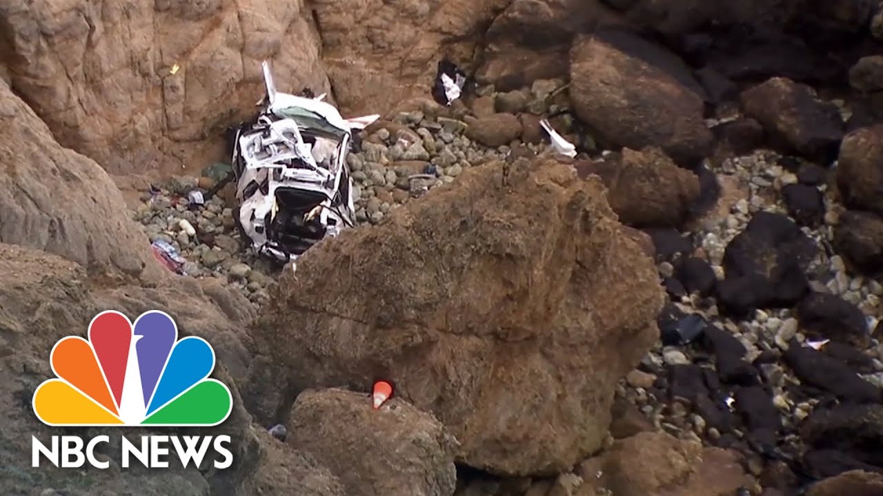 Four survive 250-foot plunge off Californian cliff in Tesla - The ...