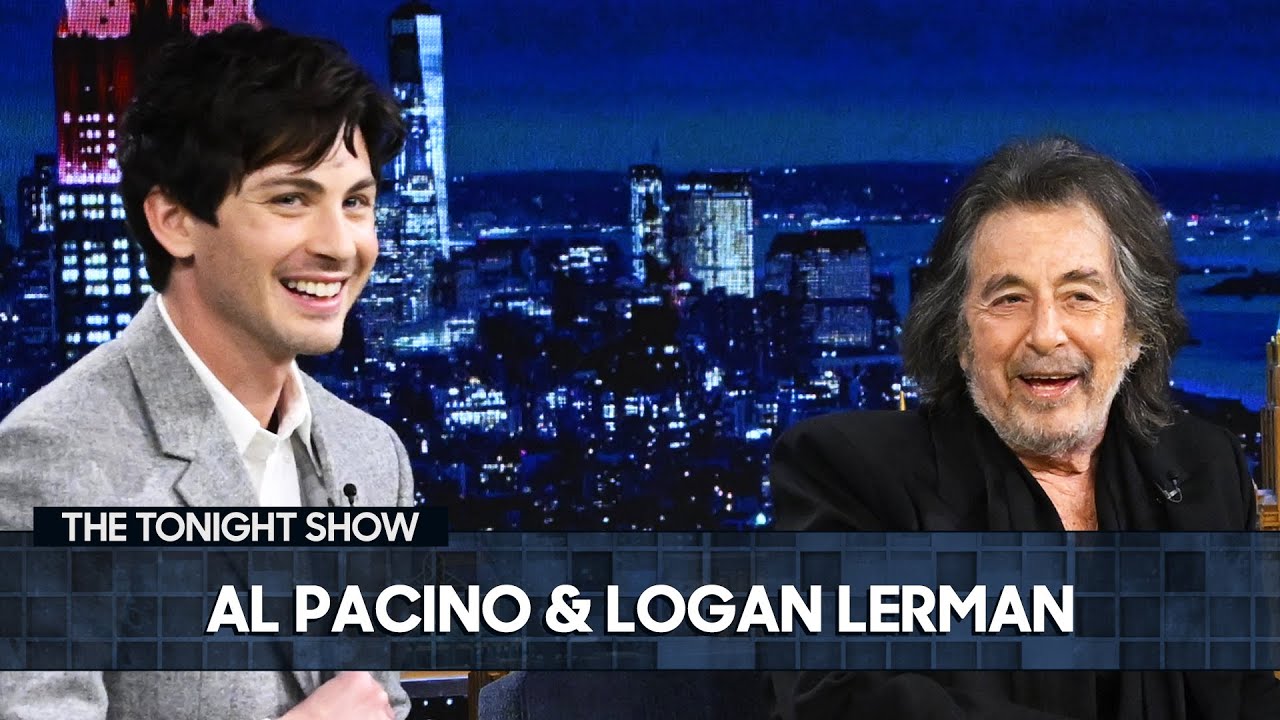 Al Pacino and Logan Lerman Swap Stories About Seeing Eye Dogs and ...