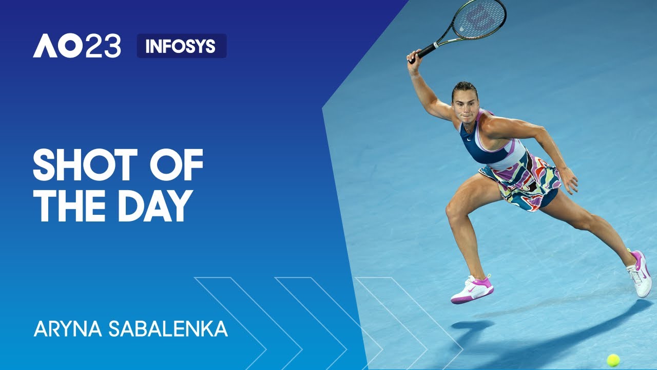 Stunning Sabalenka | Infosys Shot of Day 13 | Australian Open 2023 ...