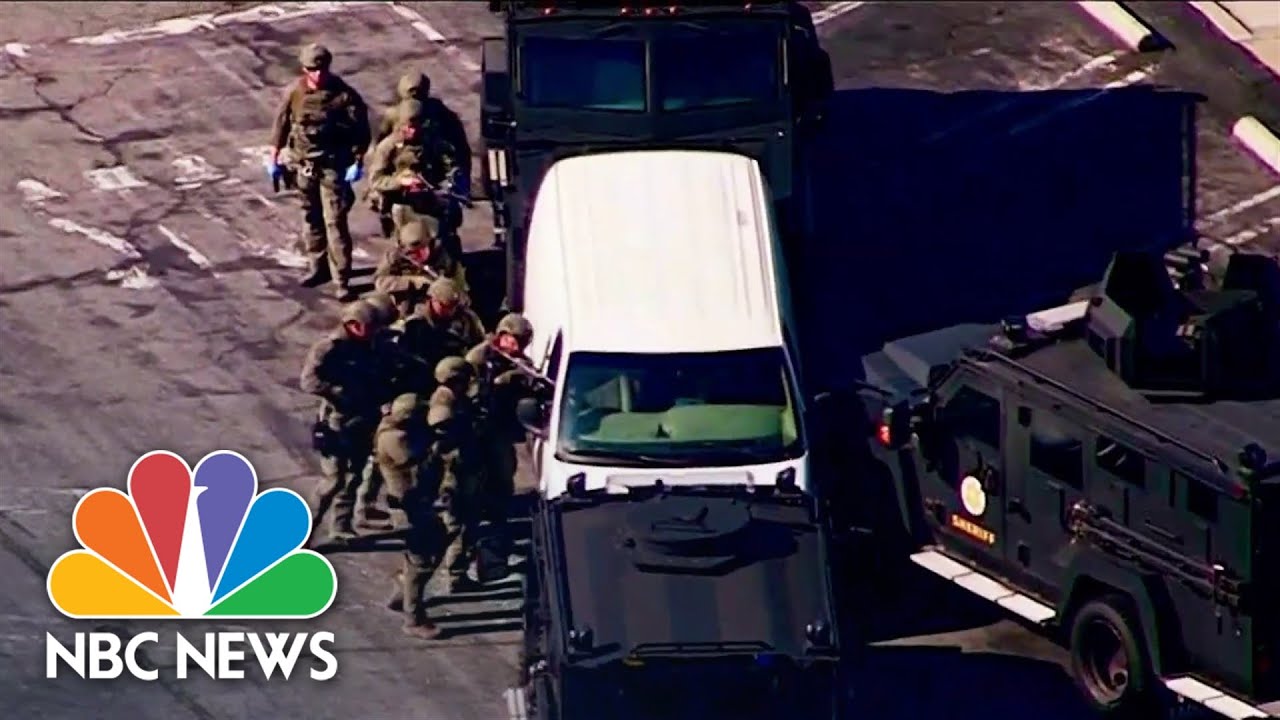 SWAT teams close in on van sought in connection with Monterey Park mass ...