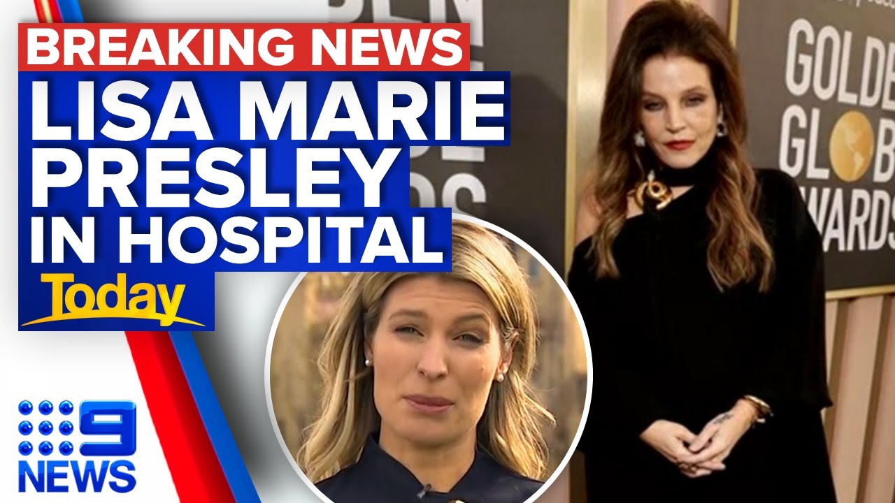 Lisa Marie Presley 'rushed to hospital after cardiac arrest' | 9 News ...