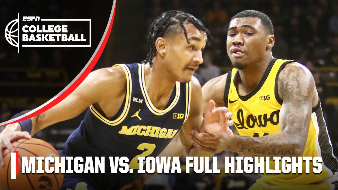 Michigan Wolverines vs. Iowa Hawkeyes | Full Game Highlights - The ...