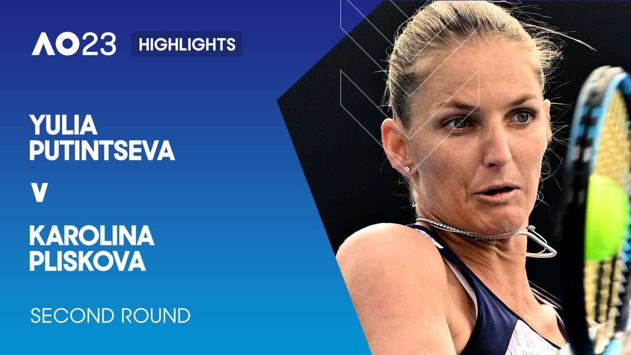 Yulia Putintseva v Karolina Pliskova Highlights | Australian Open 2023 ...