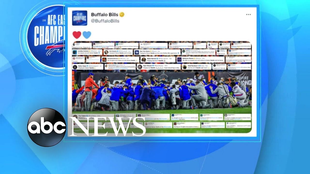 NFL player Damar Hamlin collapses during game and is in critical ...