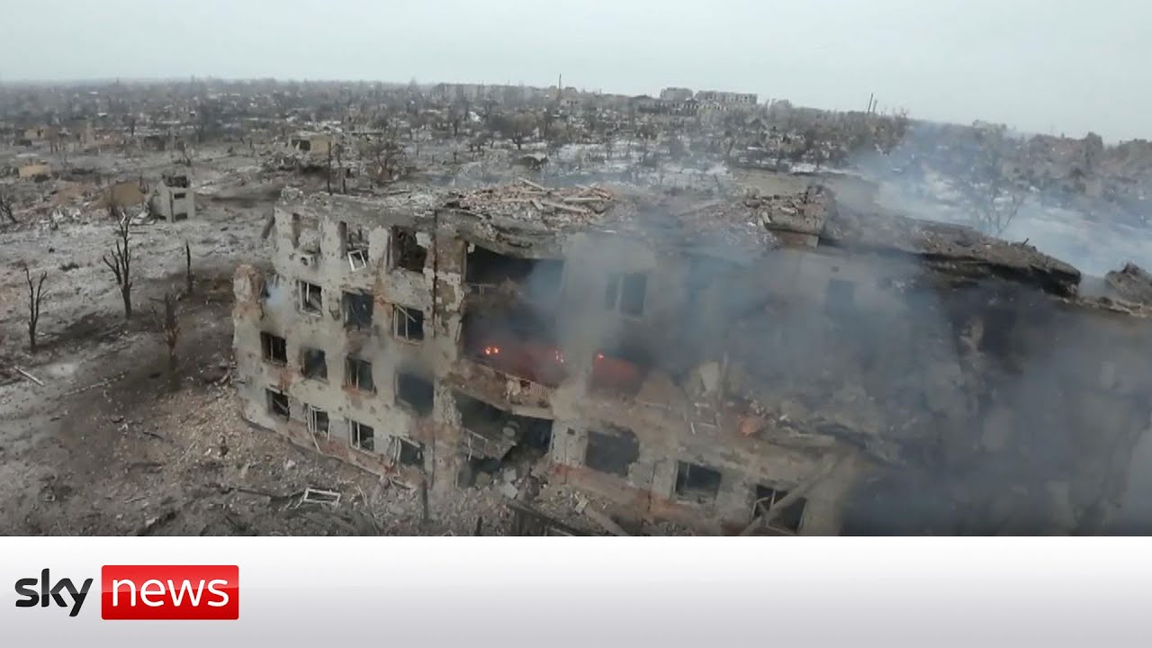Ukraine war: Drone footage shows Marinka devastation - The Global Herald