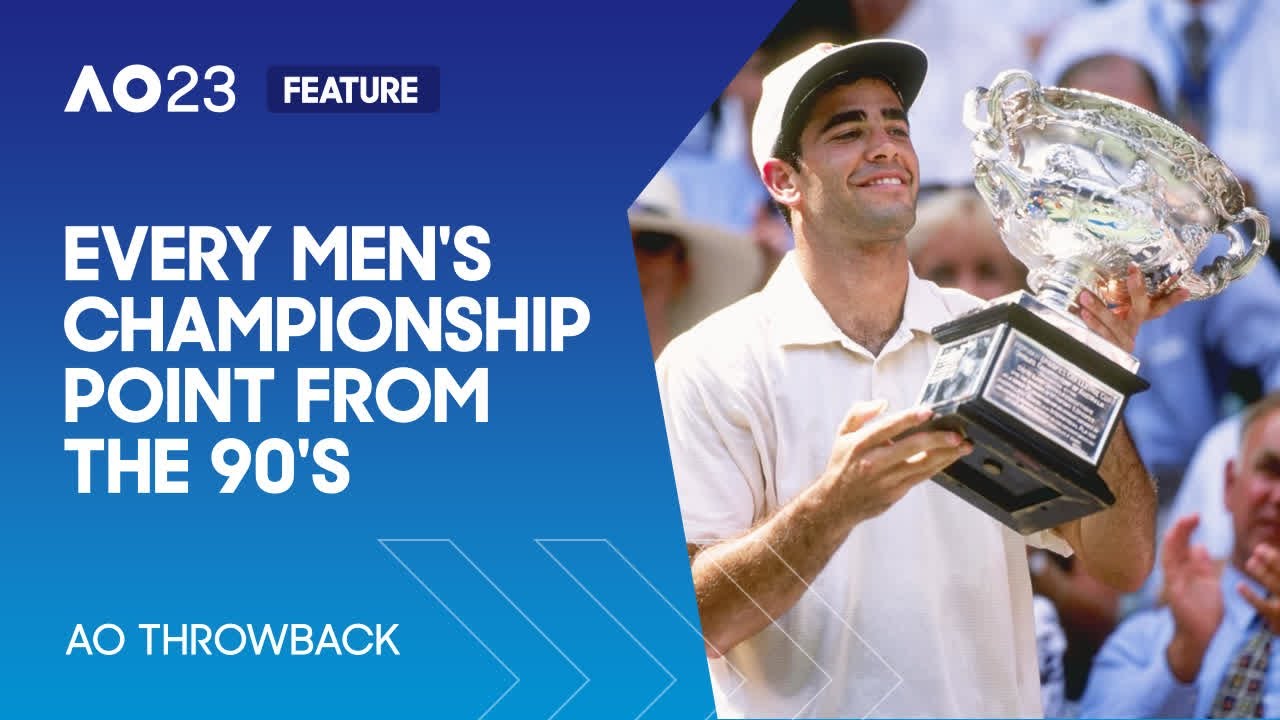 Every Men's Championship Point from the 90's | Australian Open - The ...