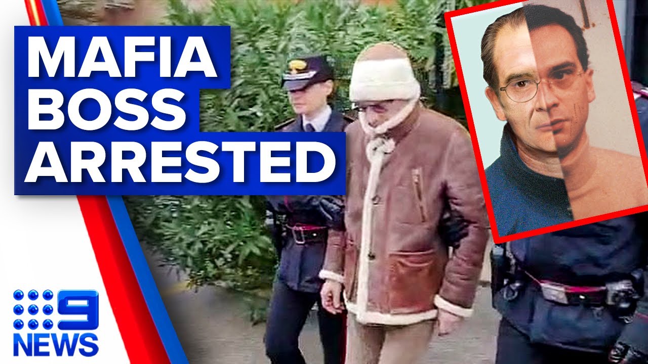 Sicilian Mafia boss Matteo Messina Denaro arrested in Italy | 9 News ...
