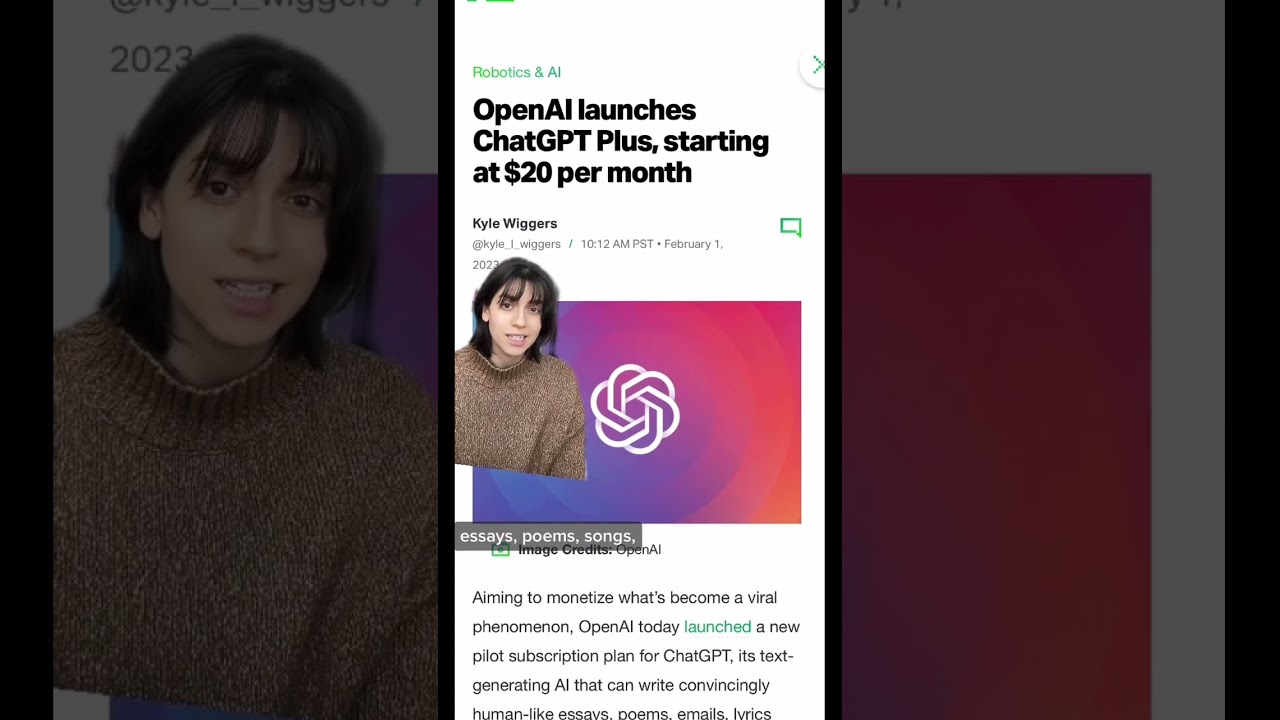 TechCrunch - OpenAI Launches ChatGPT Plus - The Global Herald