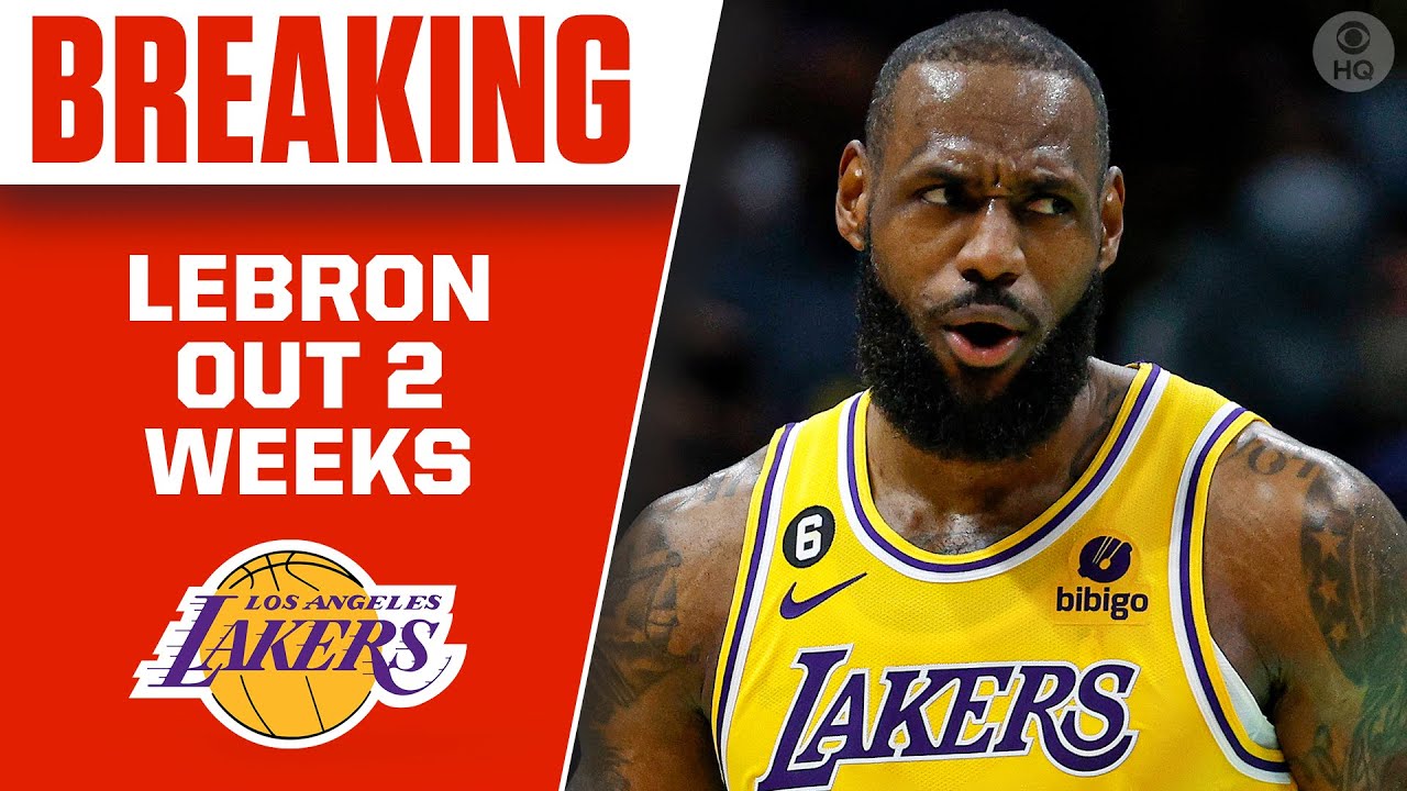 LeBron James (foot) out 2 weeks, will be evaluated | CBS Sports - The ...