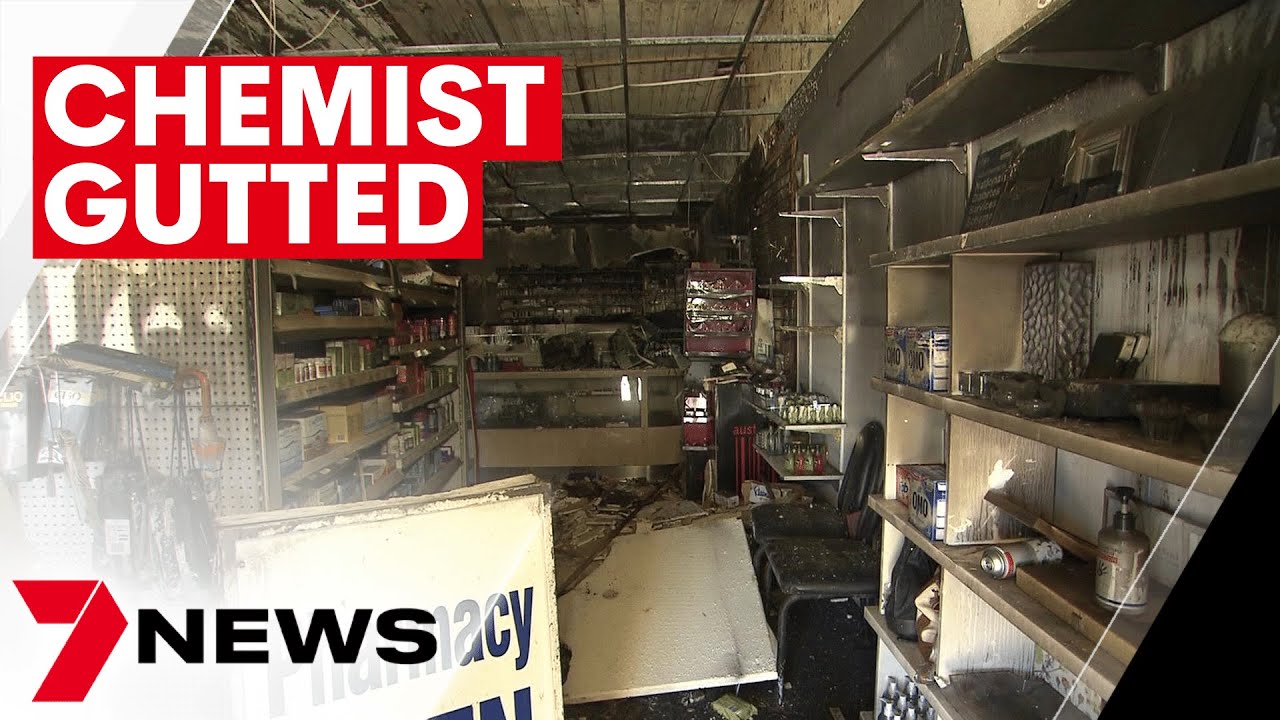 Town of Freeling loses only pharmacy in major shop fire | 7NEWS - The ...