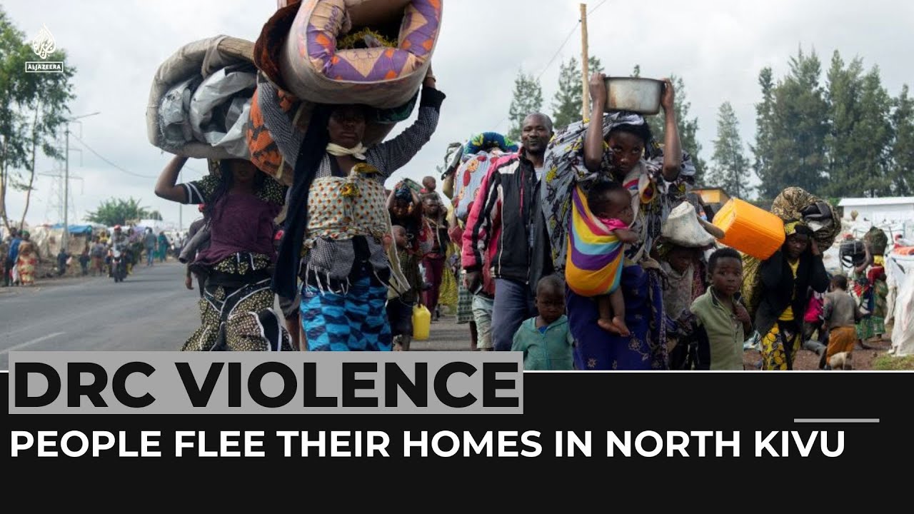 DR Congo violence: People flee their homes in North Kivu province - The ...