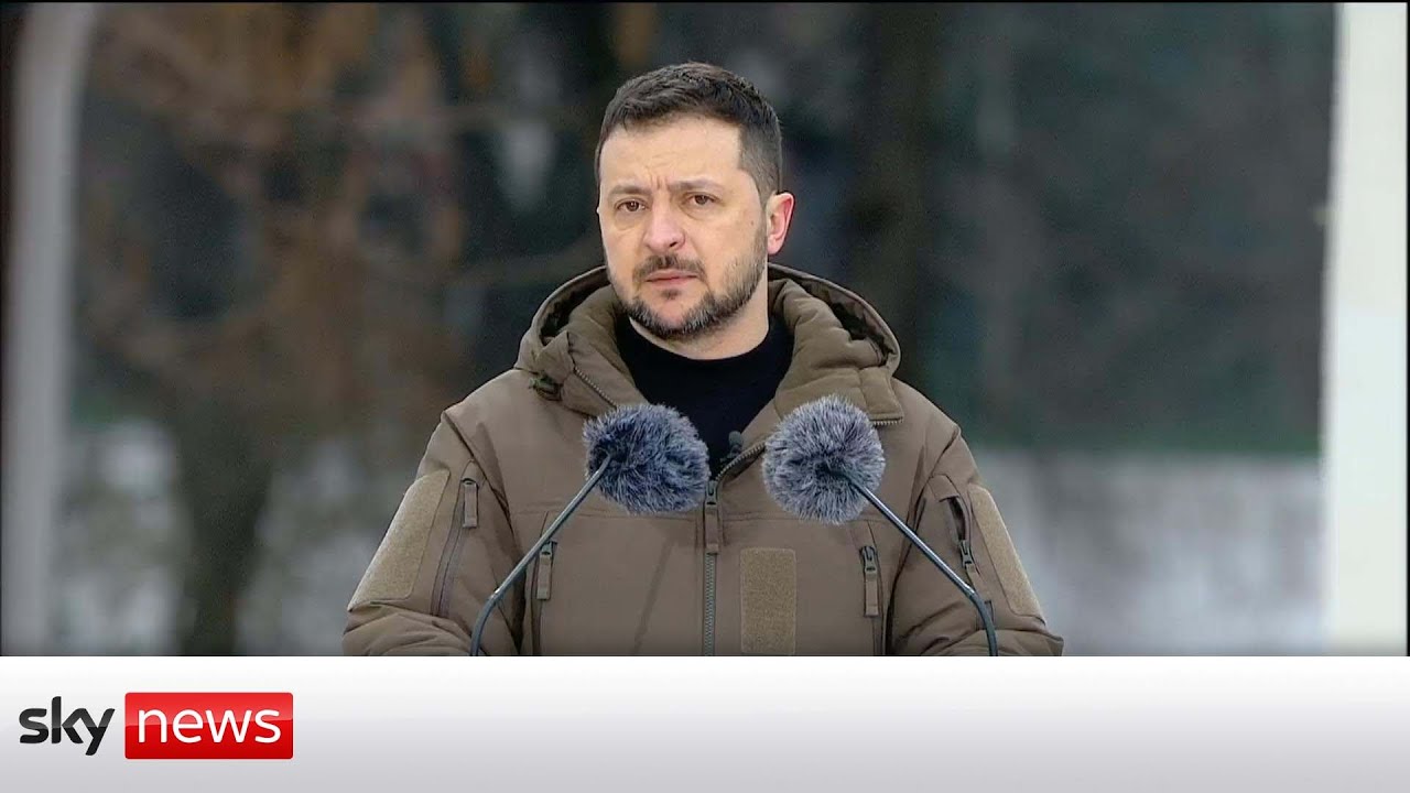 Watch live: Ukraine's President Volodymyr Zelenskyy delivers speech ...