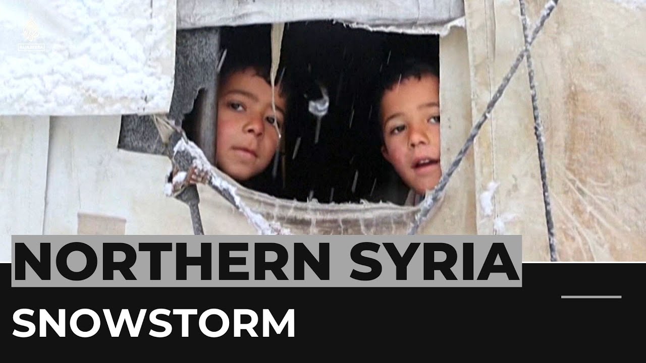 Displaced people in northern Syria not equipped for severe weather ...