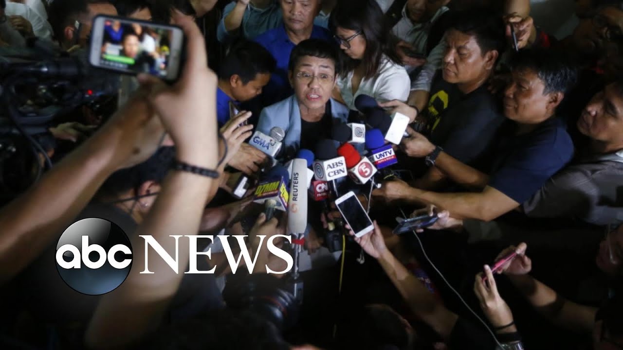 Nobel Peace Prize-winning journalist Maria Ressa: 'We're the front line ...