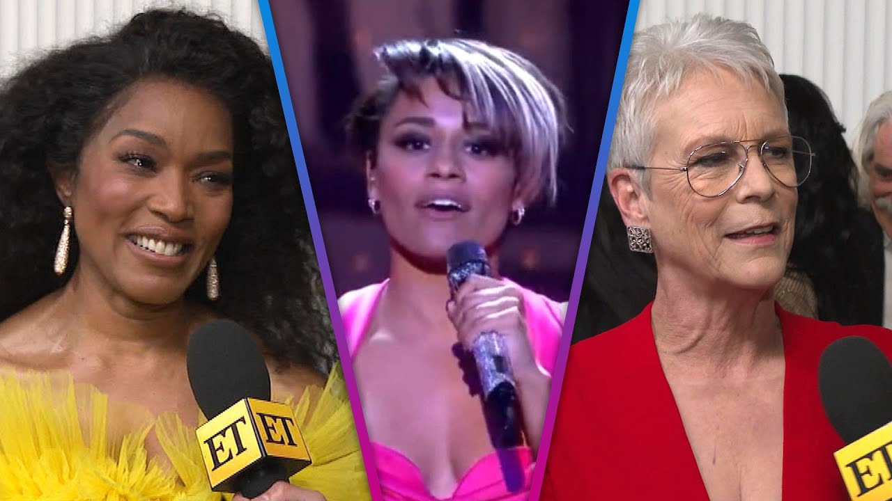Angela Bassett and Jamie Lee Curtis REACT to Ariana DeBose's Rap ...