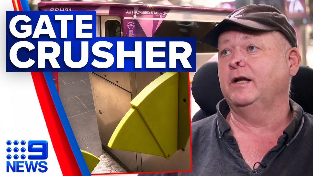 Man who uses wheelchair trapped in Melbourne train station gate | 9 ...