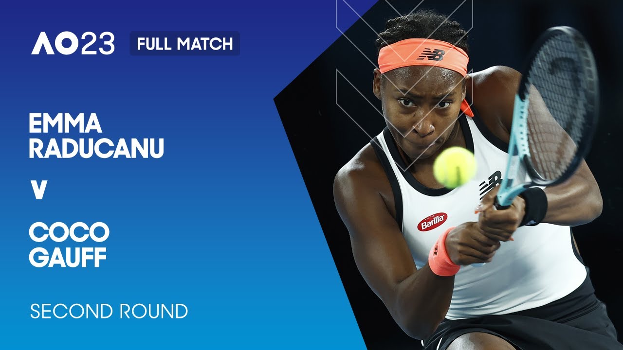 Emma Raducanu v Coco Gauff Full Match | Australian Open 2023 Second ...