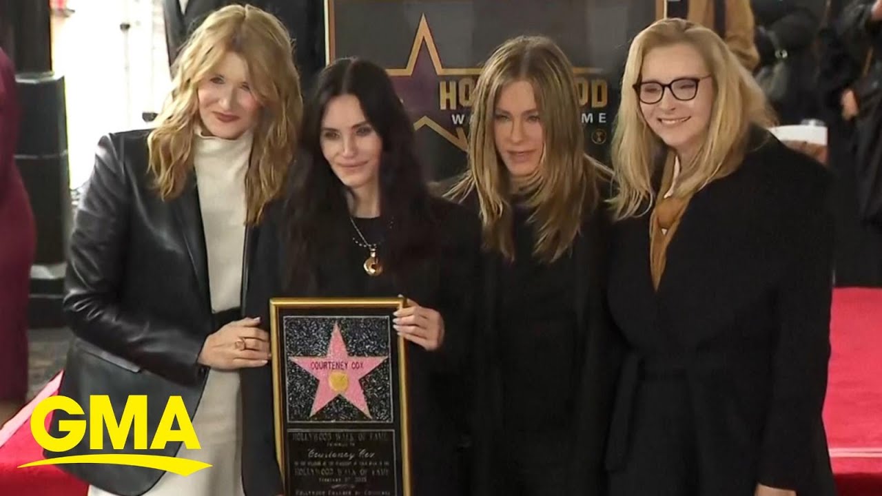 Courteney Cox honored with Hollywood Walk of Fame star by Jennifer ...