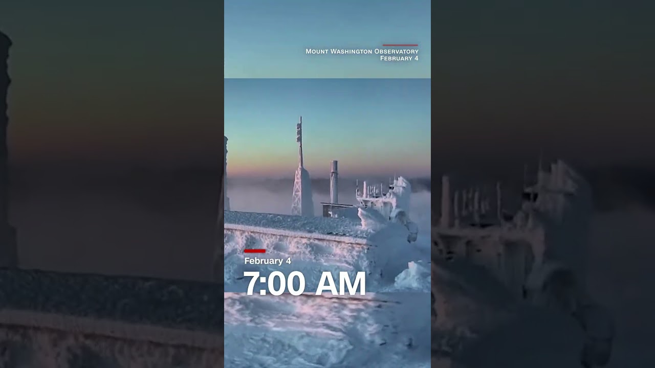 See what Mt. Washington's -108°F wind chill looks like - The Global Herald