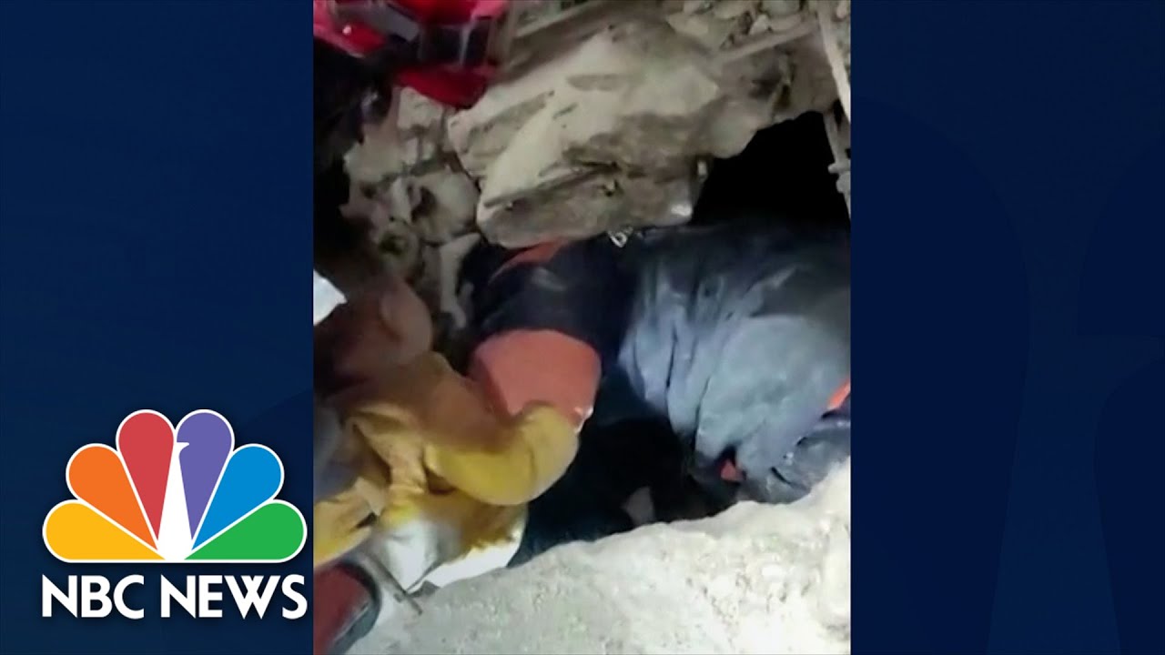 Rescuers save baby trapped under collapsed building in Turkey - The ...