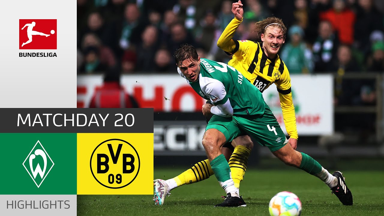 6th Win in a Row! | SV Werder Bremen - Borussia Dortmund 0-2 | Highlights | MD 20 – Bundesliga ...