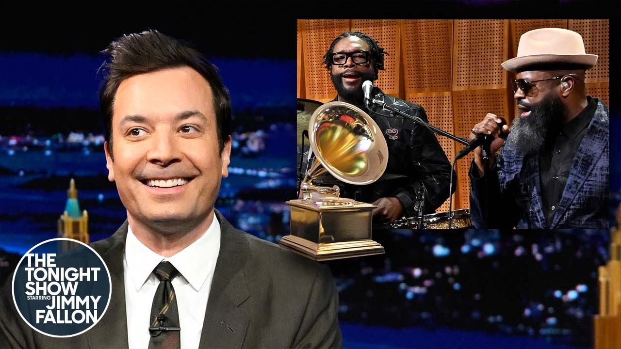 Jimmy Congratulates The Roots for Their Grammy's Hip-Hop Tribute | The ...