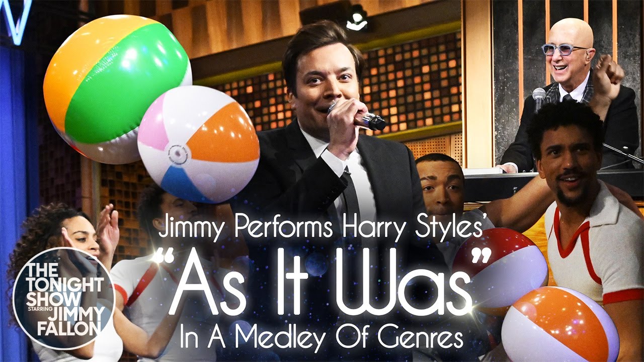 Jimmy and Paul Shaffer Perform Harry Styles’ "As It Was" in a Medley of ...